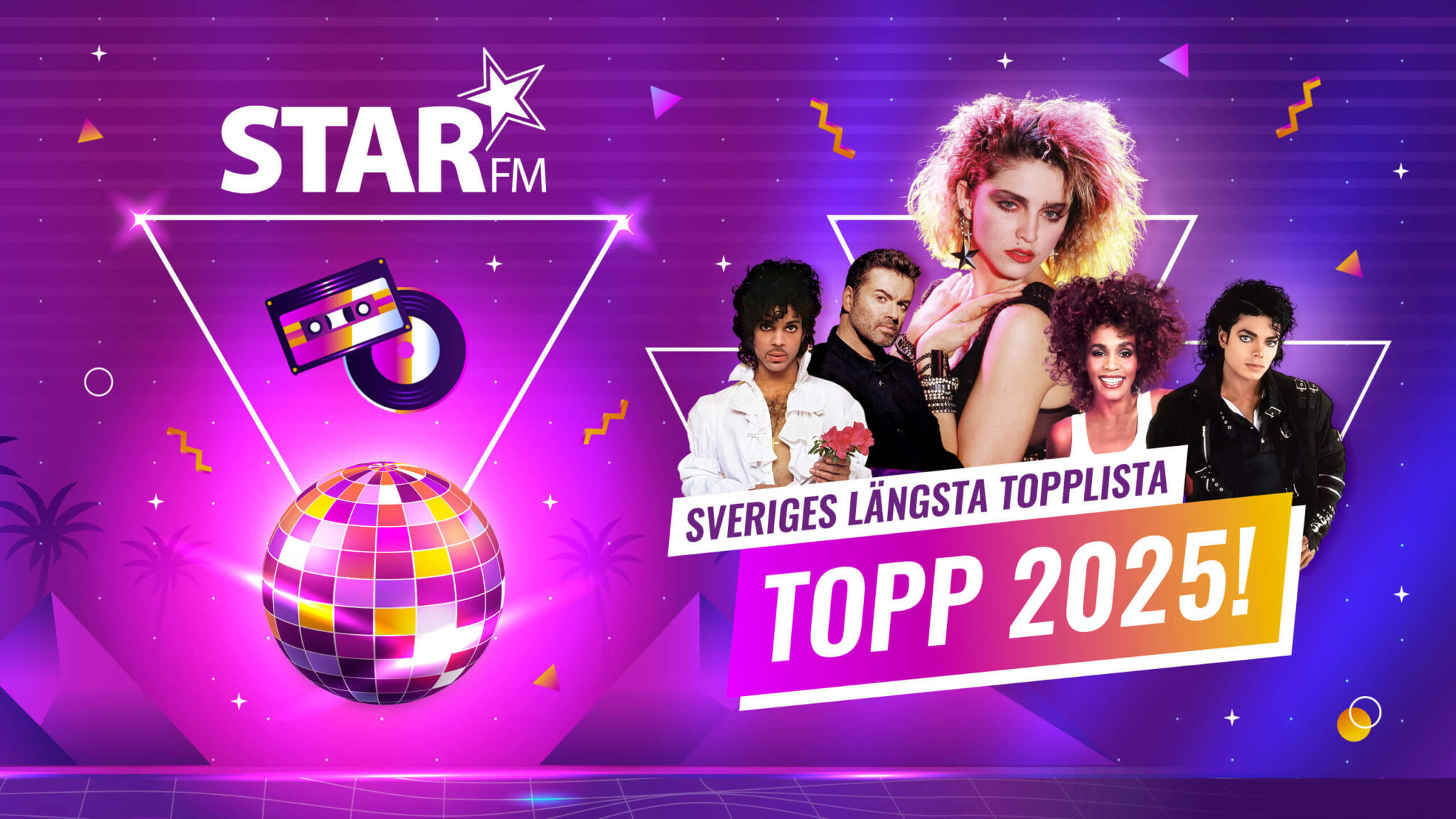 SVERIGES LÄNGSTA TOPPLISTA – TOPP 2026! - STAR FM