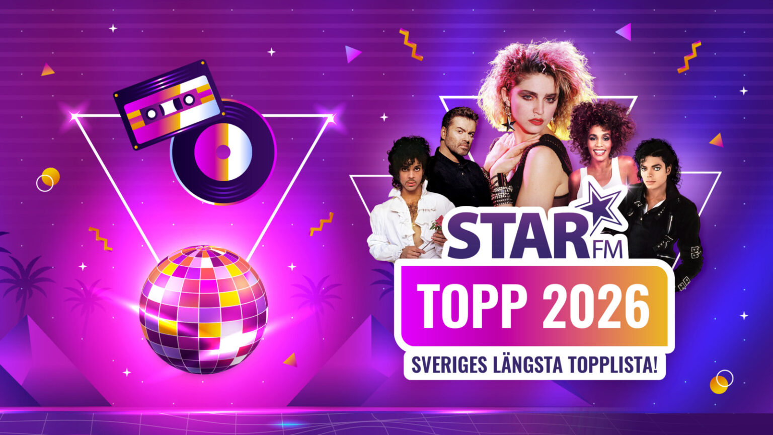 SVERIGES LÄNGSTA TOPPLISTA – TOPP 2026! - STAR FM